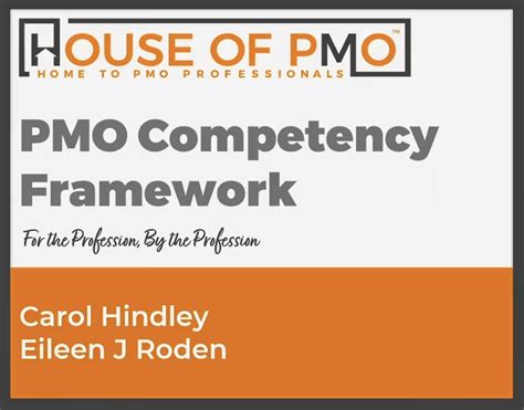 House The Pmo Competency Framework Is Now Available For Online Full And Corporate Members