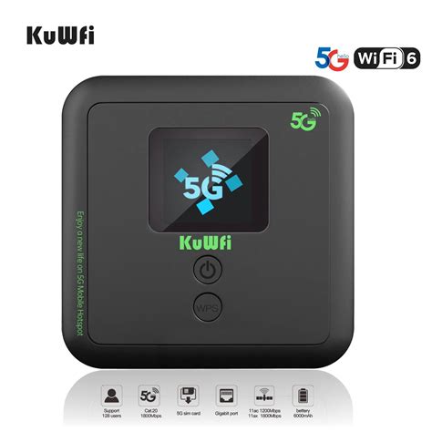 Oem 5g Router Wifi 2 5gbps Dual Band 6000mah 5g Cpe Modem Mobile Hotspot Pocket Wifi Router With