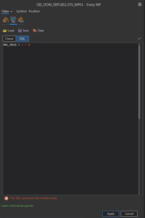 Modulo Operator In Sql Query Not Working For Label Esri Community