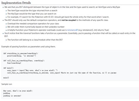 Solved The Next Two Labs Will Use Binary Search Trees For