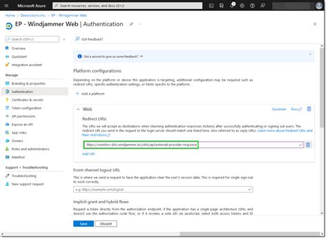 The Redirect URI Specified In The Request Does Not Match The Redirect URI Configured For The