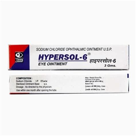 Hypersol 6 Eye Ointment For Personal At ₹ 300tube In Nagpur Id