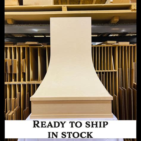 Custom Handcrafted Wood Range Hood Stove Hood Cover Simple Elegant