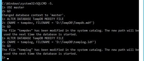 SQL SERVER How To Start SQL Server Service Without Tempdb SQL