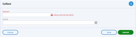 Customize Date Picker Client Side Validation Message Display Support Center