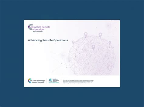 Advancing Remote Operations Playbook