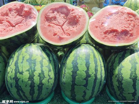 西瓜摄影图 水果 生物世界 摄影图库 昵图网