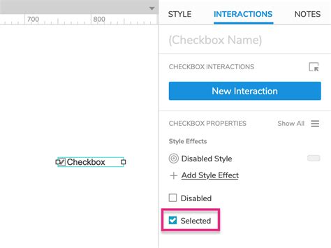 Checkbox Widgets · Axure Docs
