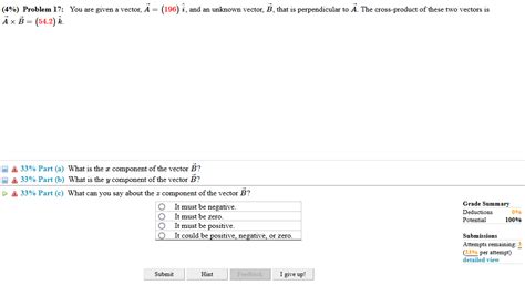 Solved Problem You Are Given A Vector A I Chegg