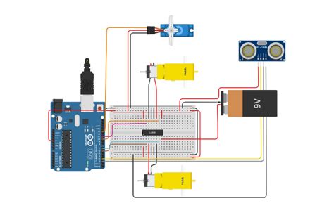 Circuit Design Tinkerbot Electrónica Y Programación Tinkercad