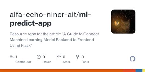 github alfa echo niner ait ml predict app resource repo for the