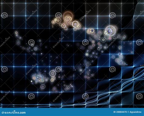 Grid Backdrop Stock Illustration Illustration Of Science 28884470