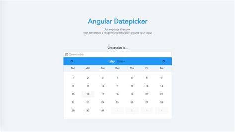 Angular Js Datepicker Datepicker On Input With Angular Js