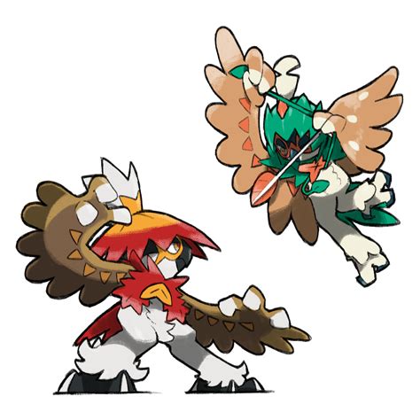 Decidueye And Hisuian Decidueye Pokemon Drawn By Blacknirrow Danbooru
