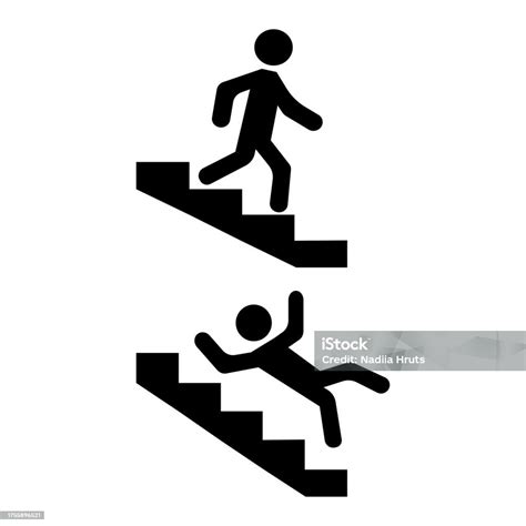 등반 계단 아이콘 벡터 그래픽입니다 벡터 일러스트 레이 션 계단에 대한 스톡 벡터 아트 및 기타 이미지 계단 창의력 걷기 Istock