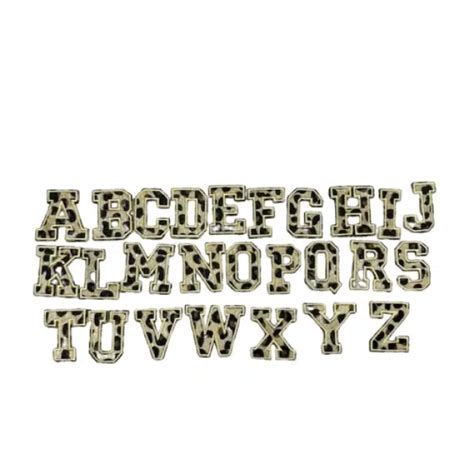 Embleem Panterprint Alfabet Letters De Oeteldonker