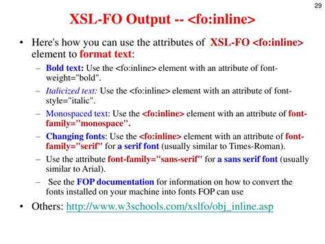 Ppt Xsl Formatting Objects Fo Powerpoint Presentation Free Download Id1703626