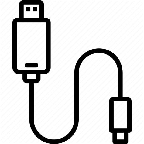 Usb Plug Portable Wireless Connector Cable Device Icon Download On Iconfinder