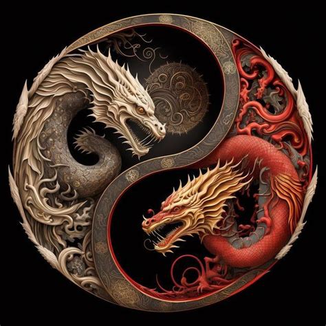 Arte Yin Yang Yin Yang Art Beautiful Dragon Beautiful Fantasy Art