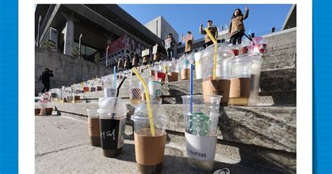 모멘트 환경단체 일회용컵 보증금제 전국 시행 촉구