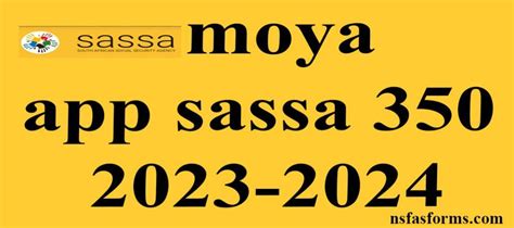 Moya App Sassa 350 2023 2024
