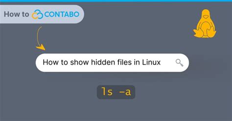 Contabo On Linkedin 📁 Hidden Files And Directories In Linux Contain Critical Configuration
