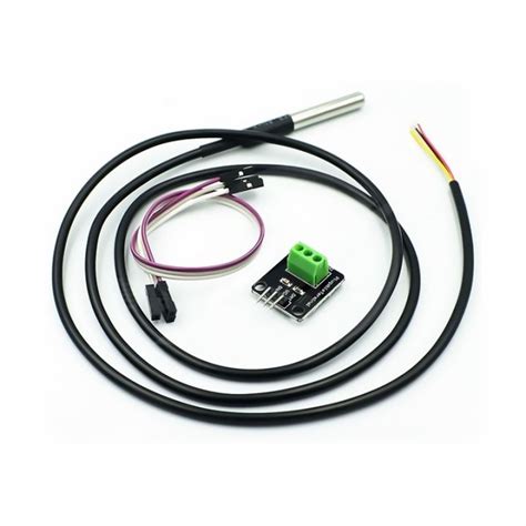DS B Temperature Sensor Module Kit Waterproof CM Digital Sensor Cable Stainless Steel