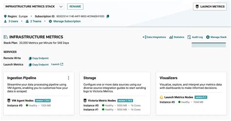 Learn How To View And Use Infrastructure Metrics Usage Statistics