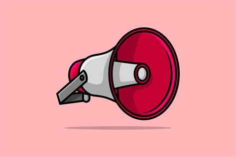 Megaphone Vector Illustration Graphic By Ahsanalvi · Creative Fabrica