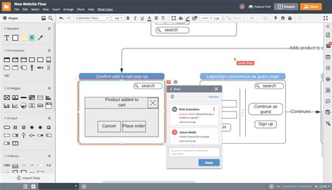 Generador De Mockups Y Diseñador De Interfaz De Usuario Ui Lucidchart