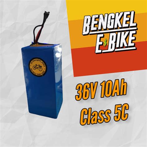 Jual Battery Sepeda Listrik V Ah Ebike Baterai Lithium Litium Li Ion Kota Denpasar