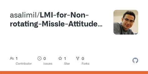Github Asalimillmi For Non Rotating Missle Attitude Control