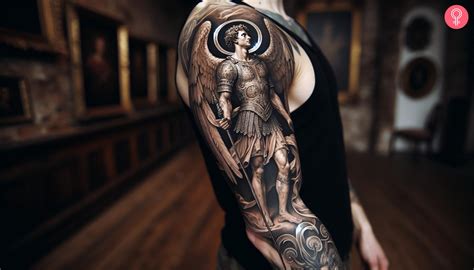Saint Michael Tattoo Sleeve Symbolic Power In Inked Art