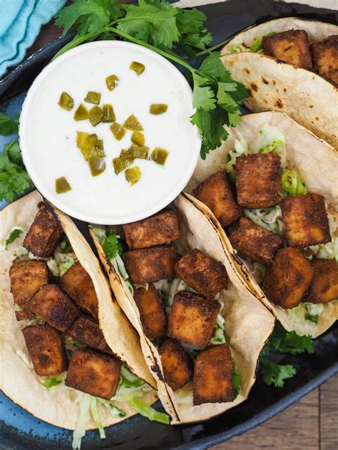 Crispy Baked Tofu Tacos Recipe — Registered Dietitian Columbia Sc