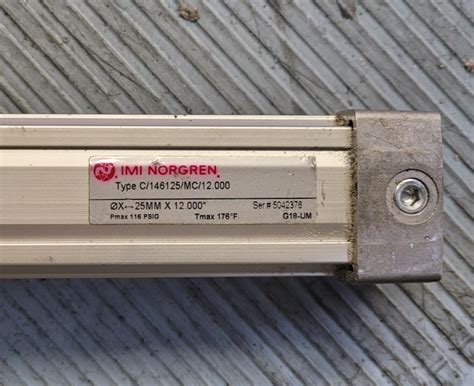1 C 146125 Mc 12 000 Norgren Lintra Actuator Cylinder Magnetic 1 8