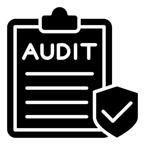 Security Audit Icon Line Vector Illustration 39886272 Vector Art At
