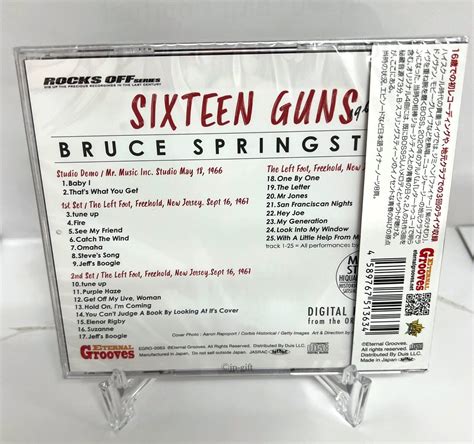 Bruce Springsteen Bruce Springsteen Sixteen Guns Japan Music Cd Ebay
