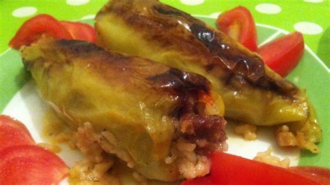 Пълнени чушки с кайма и ориз Youtube