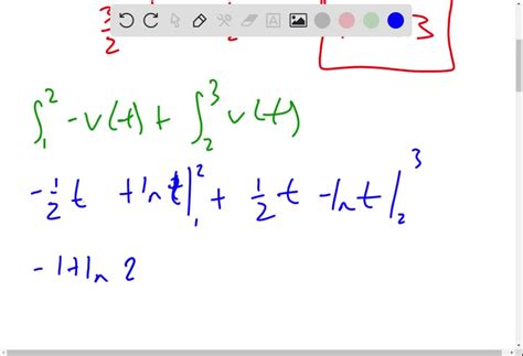 SOLVED A Particle Moves With A Velocity Of V T Mathrm M Mathrm S Along An S Axis Find