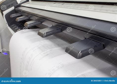cad plotter stock image image of planning display computer 38425801