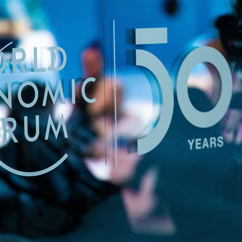 World Economic Forum 50 Years Logo Behance
