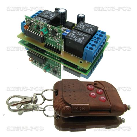 Модул с дистанционно управление на 4 канала с 4 режима на работа
