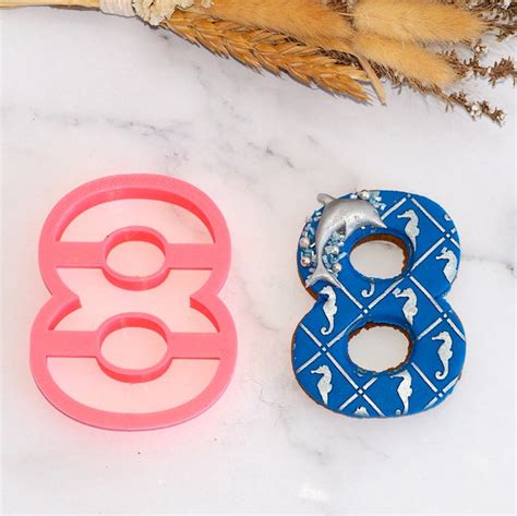 Number 8 Eight 3d Printed Cookie Cutter Sweet Themes