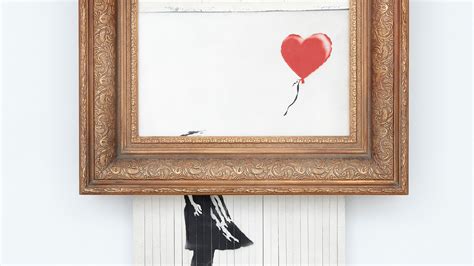 Banksys Shredding Artwork Is Auctioned For 254 Million At Sothebys