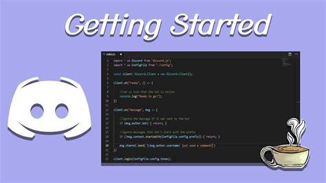 Coding Your Own Discord Bot Discordjs Setting Up Your Bot Old Youtube