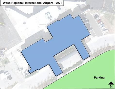 Waco Airport Map Guide To Acts Terminals