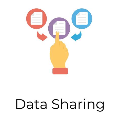 Trendy Data Sharing 13956132 Vector Art At Vecteezy
