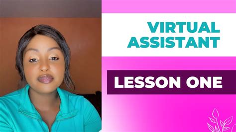 Mastering Lesson 1 As A Virtual Assistant Essential Skills And Success Strategies For Beginners