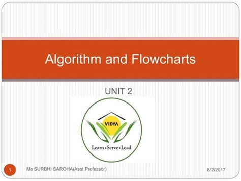 Basics Of Programming Algorithms And Flowchart Ppt