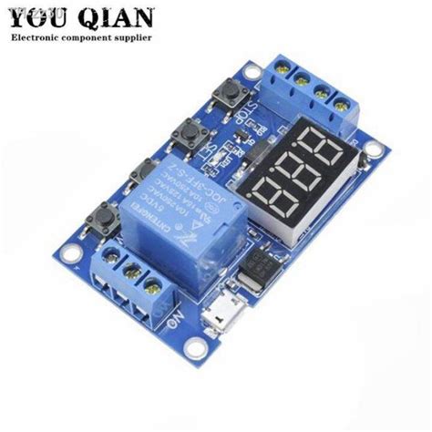 DC V Support Micro USB V LED Display Automation Cycle Delay Timer Control Off Switch